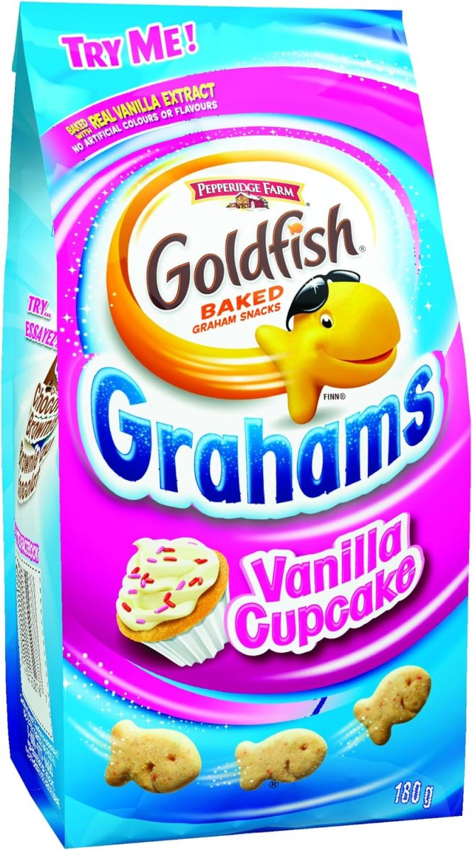 Goldfish … but vanilla cupcake flavour? – ontheedgeofeverything